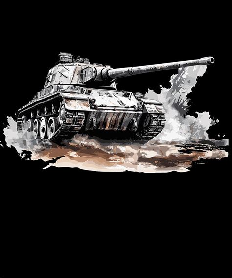 Tank Soldiers T Tiger Tank And Co Digital Art By Benjamin Burkert Fine Art America