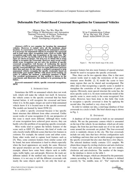 pdf deformable part model based crossroad recognition for unmanned
