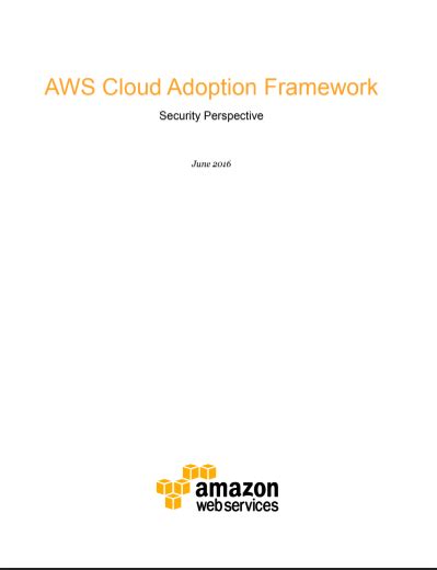 Aws Cloud Adaption Framework Bookory