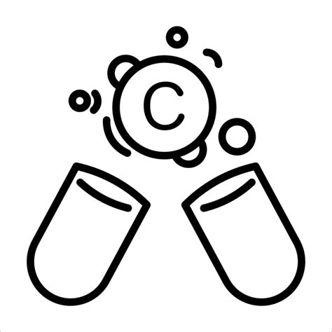 Vitamina C Icono Vector Ilustración Símbolo 38893237 Vector En Vecteezy