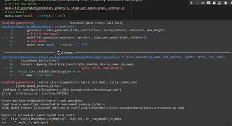 Python Matrix Size Incompatible In 0 471000 In 1 4096256