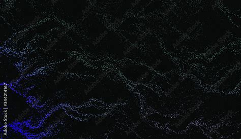 Dotted Surface Made With Generative Art Algorithm Perlin Gradient