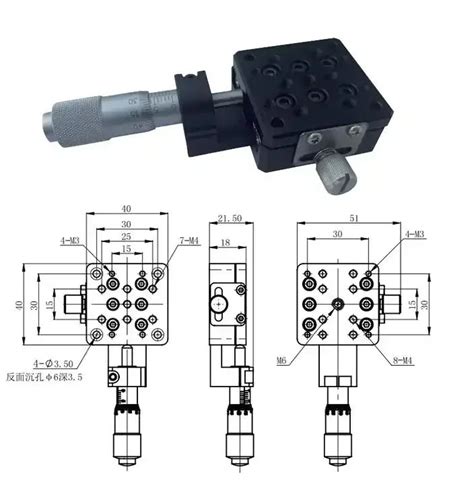 Lssp J 13vz 01 Manual Linear Translation Stages With High Precision Crossed Roller Guide Rails