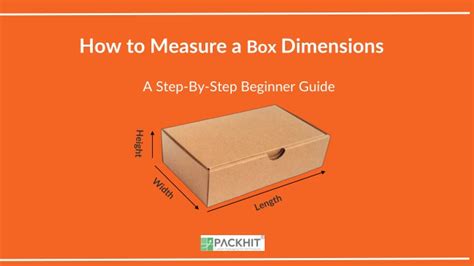 PPT How To Measure A Box Dimensions PowerPoint Presentation Free Download ID