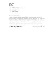 EET Lab Unit Assignment Torrey WIlson Docx Torrey Wilson EET Unit Lab EET AO