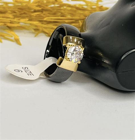 Каблучка кераміка та позолота — ціна 450 грн у каталозі Кільця і персні Купити аксесуари за