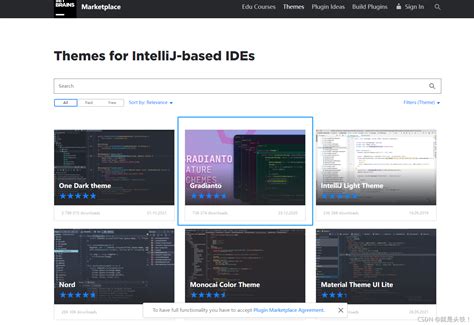 idea如何安装主题 idea主题下载 csdn博客