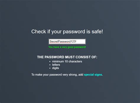 Github Kingamiroslawpassword Validator A Simple Javascript