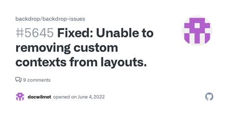 Fixed Unable To Removing Custom Contexts From Layouts · Issue 5645 · Backdropbackdrop Issues