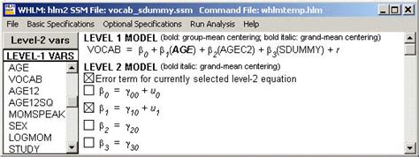 Hlm Textbook Examples Multilevel Analysis Techniques And Applications By Joop Hox Chapter 5
