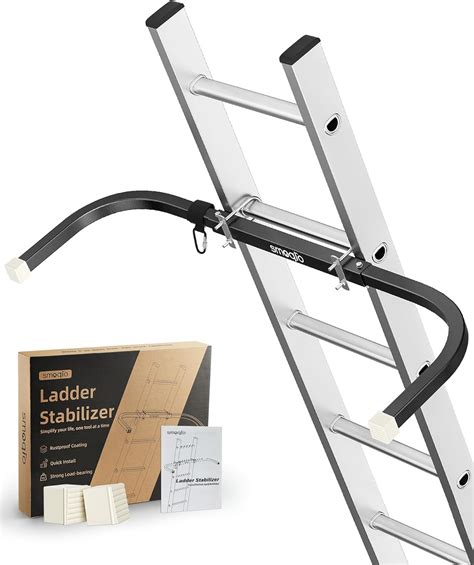 Smoqio Ladder Stabilizer Adjustable Ladder Standoff Ladder Stabilizer For Roof Gutter Cleaning Smoqio Ladder Stabilizer Adjustable Ladder Standoff Ladder Stabilizer For Roof Gutter Cleaning