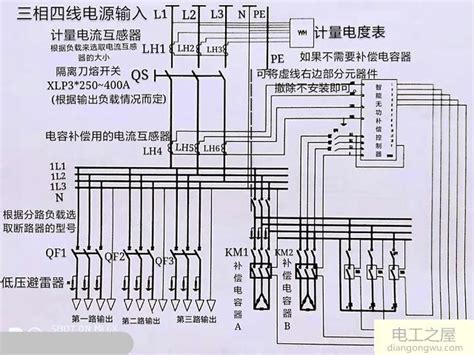 电箱线路图怎么画 电箱线路图 配电箱线路示意图 大山谷图库