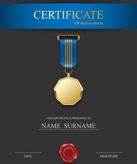 Certificates Ornate Template Vectors Free Download New Collection