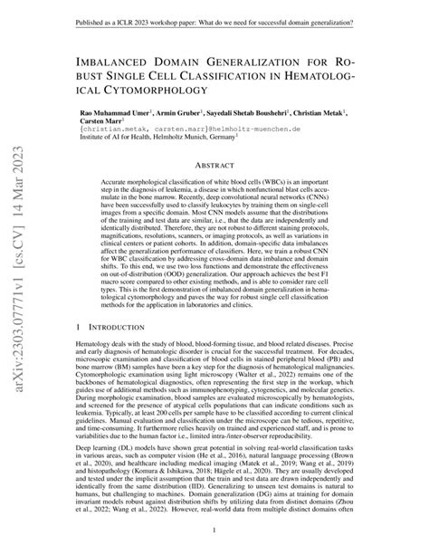 Imbalanced Domain Generalization For Robust Single Cell Classification
