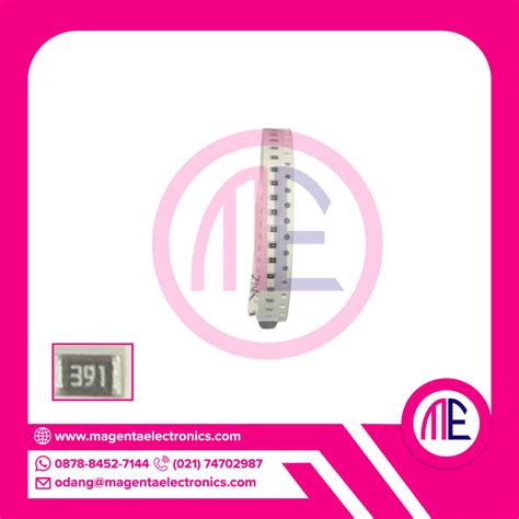 Resistor 391 390 Ohm 1 8w Seperdelapan Smd0805 Magenta Electronics Resistor 391 390 Ohm 1 8w Seperdelapan Smd0805 Magenta Electronics