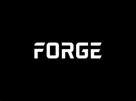 Forge Wordmark Logo By Joshua Hurst Dribbble Dribbble Logo Fonts