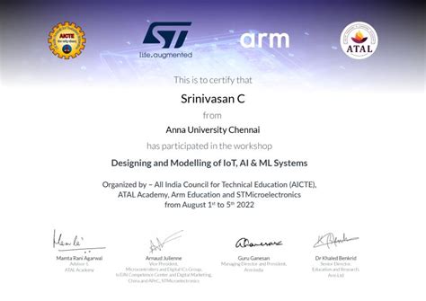 Srinivasan C On Linkedin Hi Connections I Have Successfully Completed The Workshop On Designing…