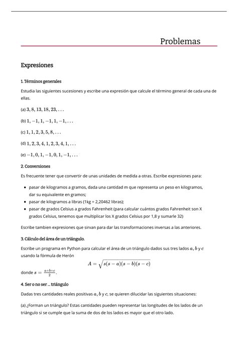 Ejercicios Resueltos Básicos De Python Informática Inf Stuvia Us