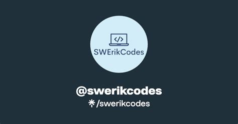 Swerikcodes Instagram Tiktok Linktree