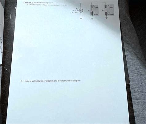 solved question 7 for the following figure a determine the voltage