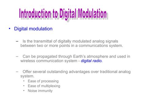 Chapter4 Digital Modulation Part1 1ppt