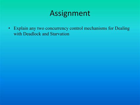 Adbms 43 Multiversion Concurrency Control Ppt