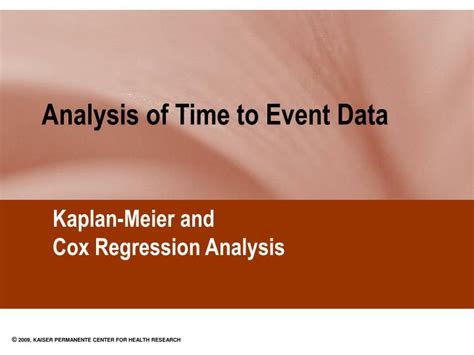 ppt analysis of time to event data powerpoint presentation free