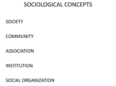 Solution Sociological Basic Concepts Sociology Notes Bsc Nursing