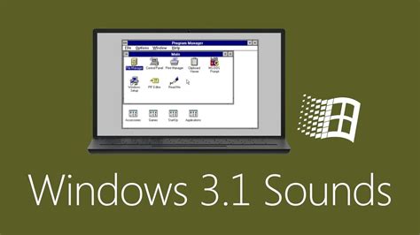 All Windows 3 1 Sounds Startup Shutdown More YouTube