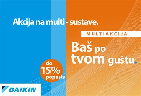 Daikin Mono I Multi Split Akcija Klima Uređaja Klimacentar