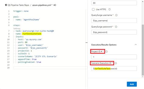 Using Querysurge Integration With Azure Devops Versions 82 Customer Support