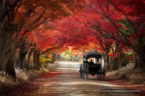 Ai创作图唯美秋景秋天小道 浪漫枫林路 路上秋色图片素材下载 秋天唯美小道 秋天唯美小路 小道秋天唯美小路 红枫隧道 落满红叶的路 红枫大道