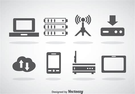 Cloud And Data Server Pack Icons 108063 Vector Art At Vecteezy