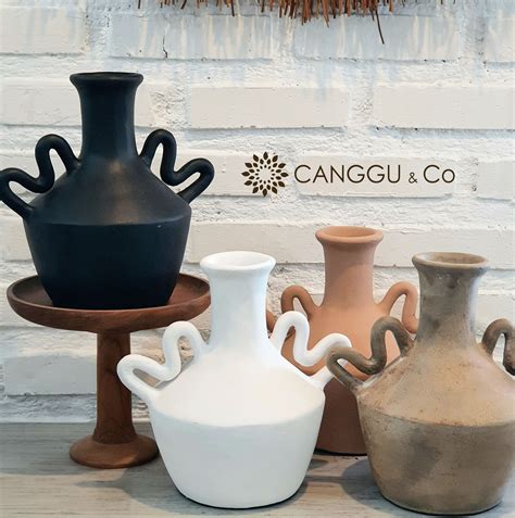 Multi Color Vas With Curve Handle Canggu And Co