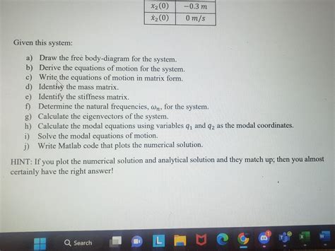 problem 1 60 pts the figure above shows a two
