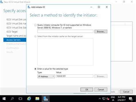 Windows Server Configure ISCSI Target Server World