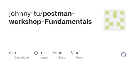 Github Johnny Tu Postman Workshop Fundamentals