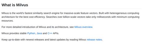 Doc Hyperlink Is Incorrect · Issue 462 · Milvus Iomilvus · Github