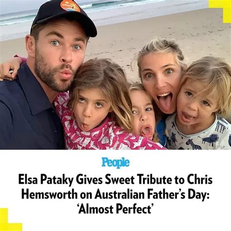 Elsa Pataky Is Celebrating Her Husband Chris Hemsworth This Fathers
