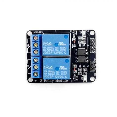 2 х канальний модуль реле 5В 12В 10А з опторозвязкою
