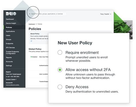 User Access Policies Duo Security