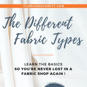 The Different Types Of Fabric Floriane Schmitt