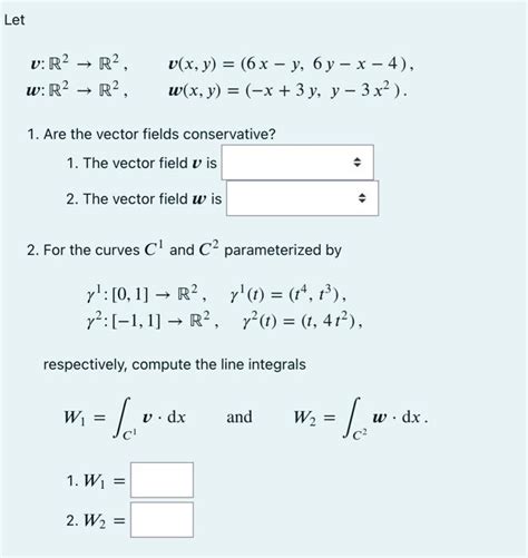solved let v r2 → r2 w r2 → r2 v x y 6 x y 6 y