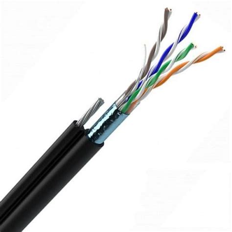 ᐉ Кабель Ftp Одескабель Cat 5е Ок Net 500 м для зовнішньої прокладки з тросом 49312m500