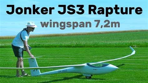 Jonker Js3 Rapture 7 2m Giant Scale Rc Glider 4k Rokytnice 2024 Youtube