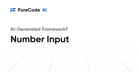 Build Great Framework7 Number Input Components Faster Using Ai Tools