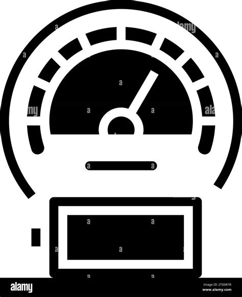 Energy Density Glyph Icon Vector Illustration Stock Vector Image And Art Alamy