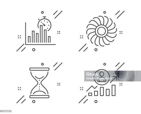 시간 모래 시계 팬 엔진 및 보고서 타이머 아이콘 설정 커리어 사다리 표지판 벡터 건강관리와 의술에 대한 스톡 벡터 아트 및 기타 이미지 건강관리와 의술 고급 그래프