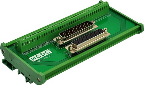 DIN Rail Mount D SUB Male Female Interface Module Terminal Block Breakout Board DB HD