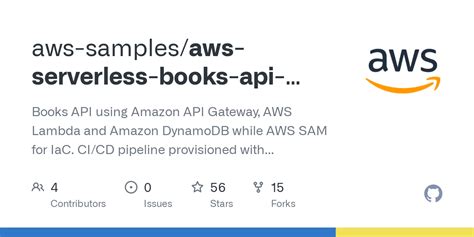 Github Aws Samples Aws Serverless Books Api Sample Books Api Using Amazon Api Gateway Aws